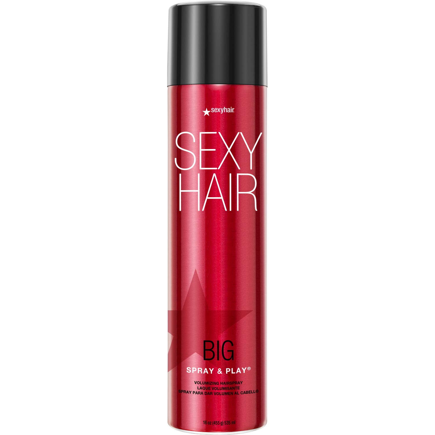 Laca para el cabello SexyHair Big Spray & Play para dar volumen, 473 ml ...