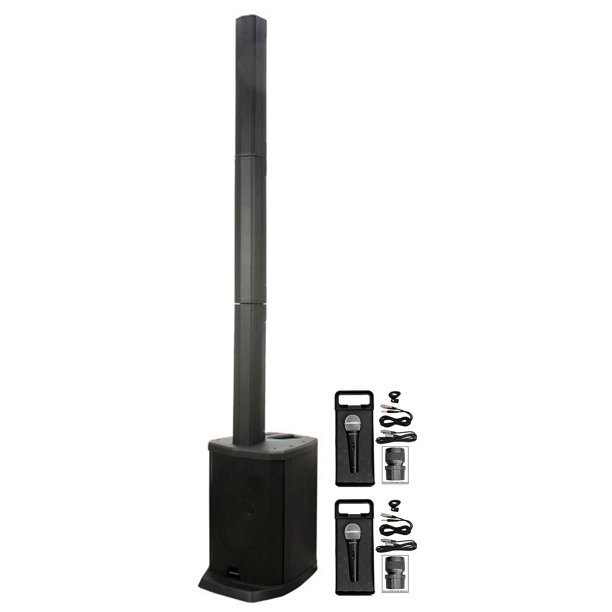 AMERICAN AUDIO APX CS8 Line Array DJ/PA Speaker System w/Bluetooth+Sub+ ...