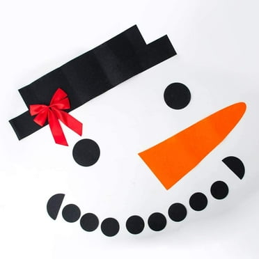 Christmas Garage Door Decorations Outdoor Snowman Banner Cover, Festive ...