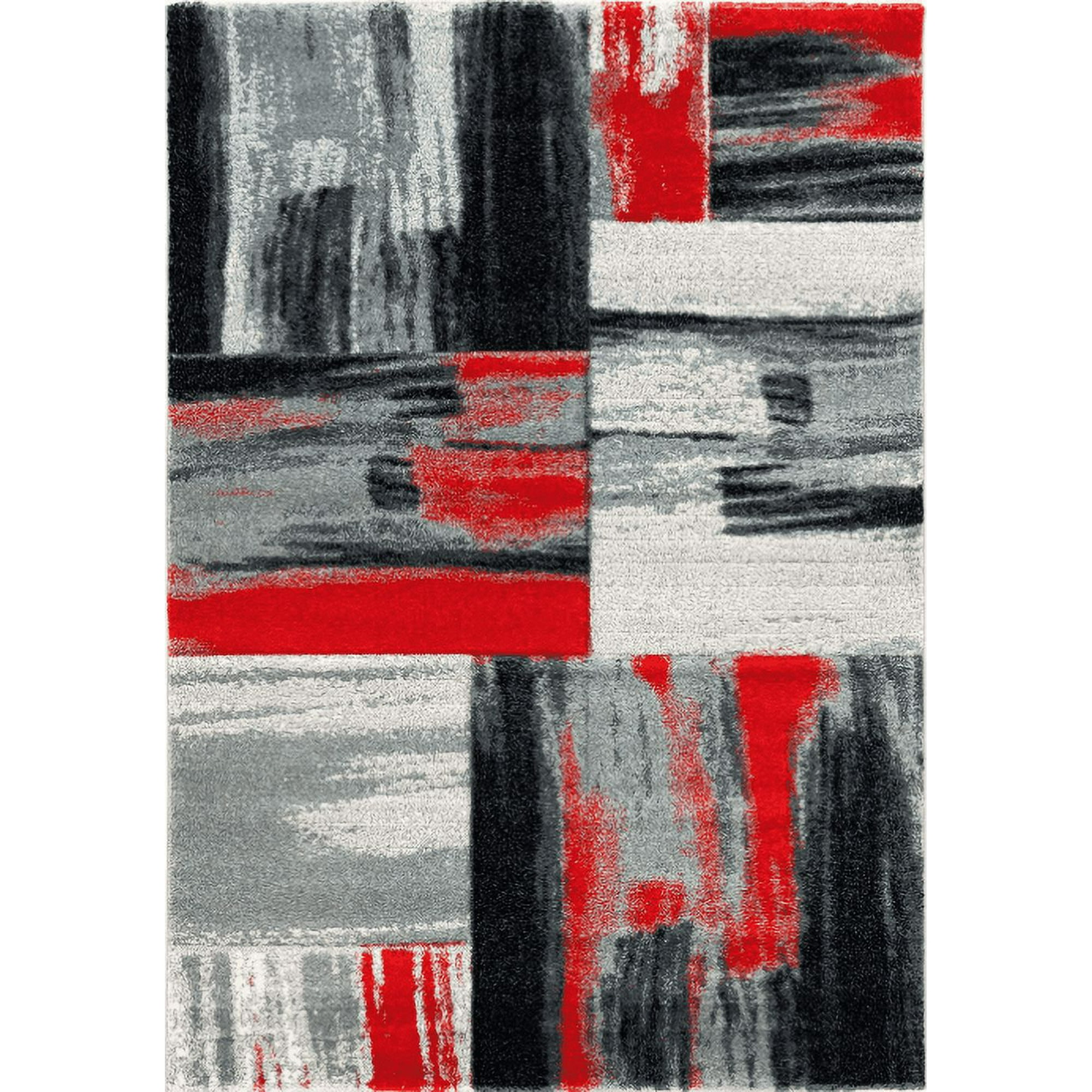 Click here for Ladole Rugs La Dole Rugs Red And Blue Contemporary... prices
