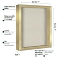 Americanflat 11x14 Shadow Box Frame, Gold - Walmart.com