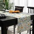 Botanical Flower Table Runner 108 Inches Long - Plant Tree Branch ...