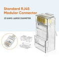 ASIASN-RJ45 Connectors, Cat 6A RJ45 Modular Plug (Three-Piece Suit ...