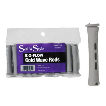 EZ-FLO Fertilizer EZ Flow White Short Cold Wave Rod Hair Tool, 144 Rods ...