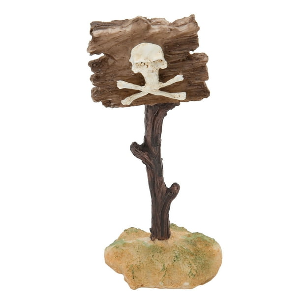 Fish Warning Sign, Safe Resin Aquarium Warning Sign Decoration For Fish ...