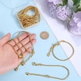 1 Box 14Pcs Brass European Style Bracelet Making with Iron Extender ...