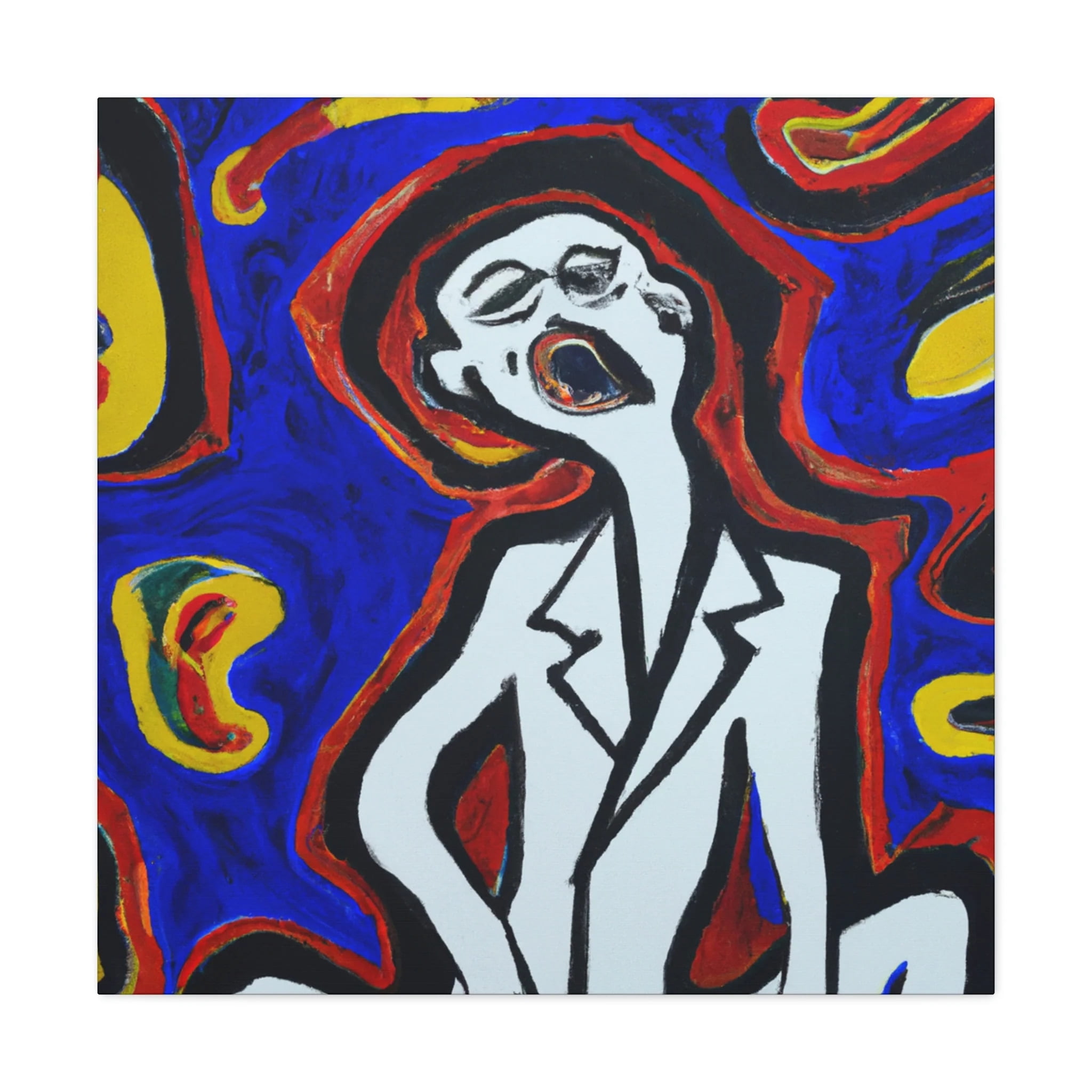Bleeding Blues Emotion - Canvas - Walmart.com