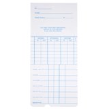 Yescom 50 Count Weekly Time Clock Cards Timecard for Employee ...