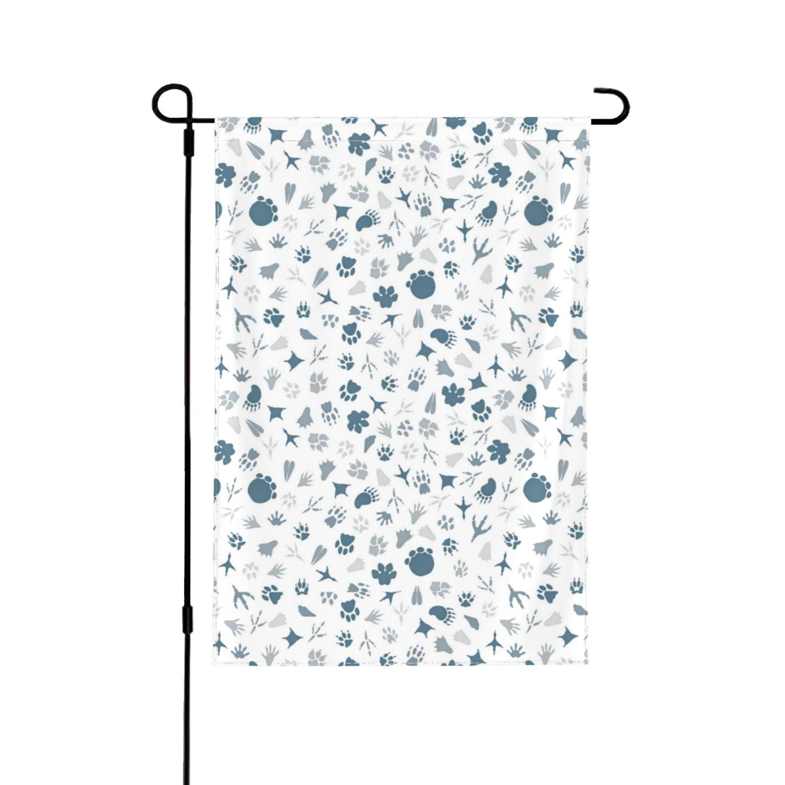 ZNDUO Animal Footprints Pattern Garden Flag, 28"x40" Double Sided ...
