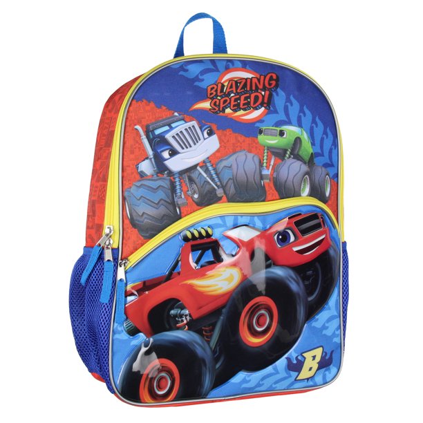 Blaze and the Monster Machines Backpack 3D Blazing Speed School Travel ...