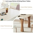 Tribesigns Modern Dining Table for 6-8 People, 70.87" Large Rectangle ...