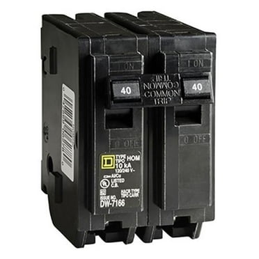 Square D HOM230CP Double Pole Circuit Breaker, 30 Amp, 120/240V ...