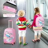 Infans 2PC Toddler Travel Baggage - Kids Carry On Luggage Set with ...