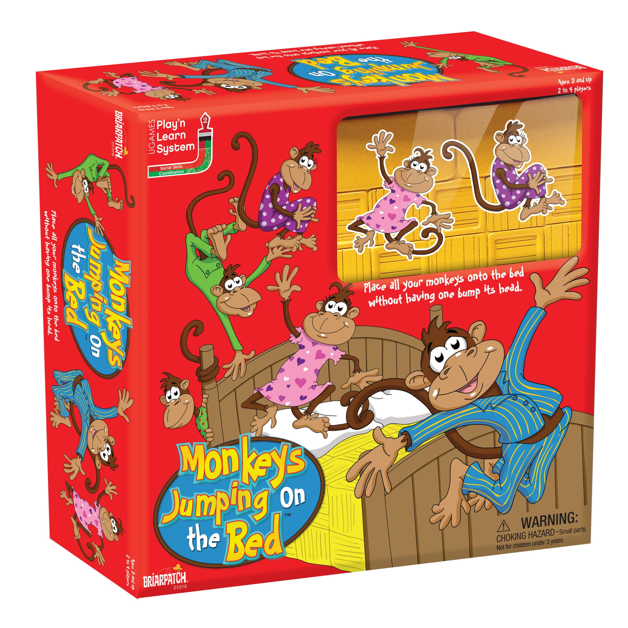 Briarpatch | Monkeys Jumping on the Bed Game, Ages 3+ - Walmart.com
