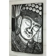 16" Silver Buddha Wall Panel – Hand Carved Decorative Wood Relief, Zen ...
