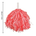 2 Pcs Cheerleader Pom Poms Metallic Foil Textured School Spirit Shakers ...