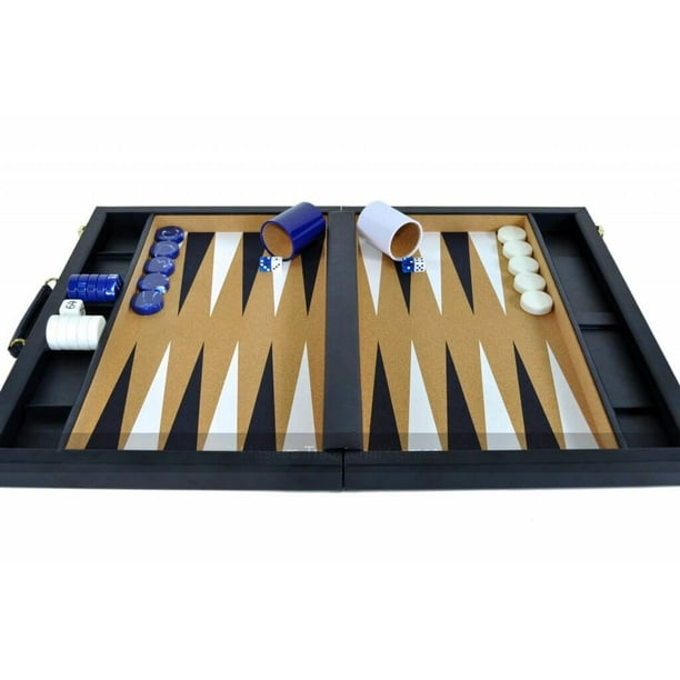 Crisloid Classic Blue Champion AttachÃ© 19-inch Backgammon Set ...