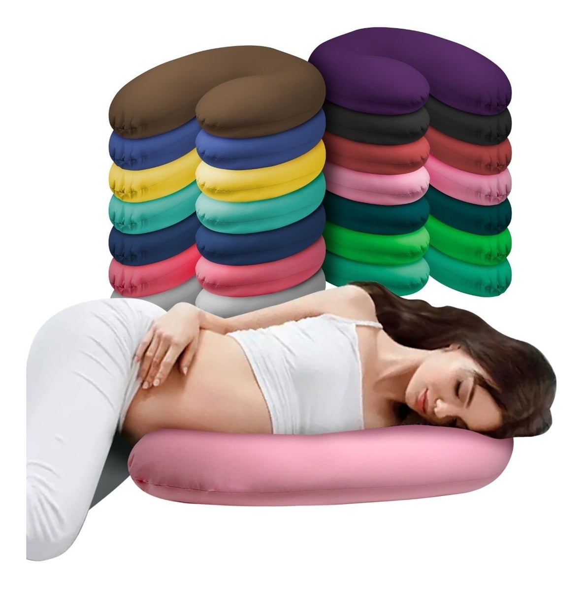 Almohada Para Embarazadas Maternidad Y Lactancia para Descanso Talla ...