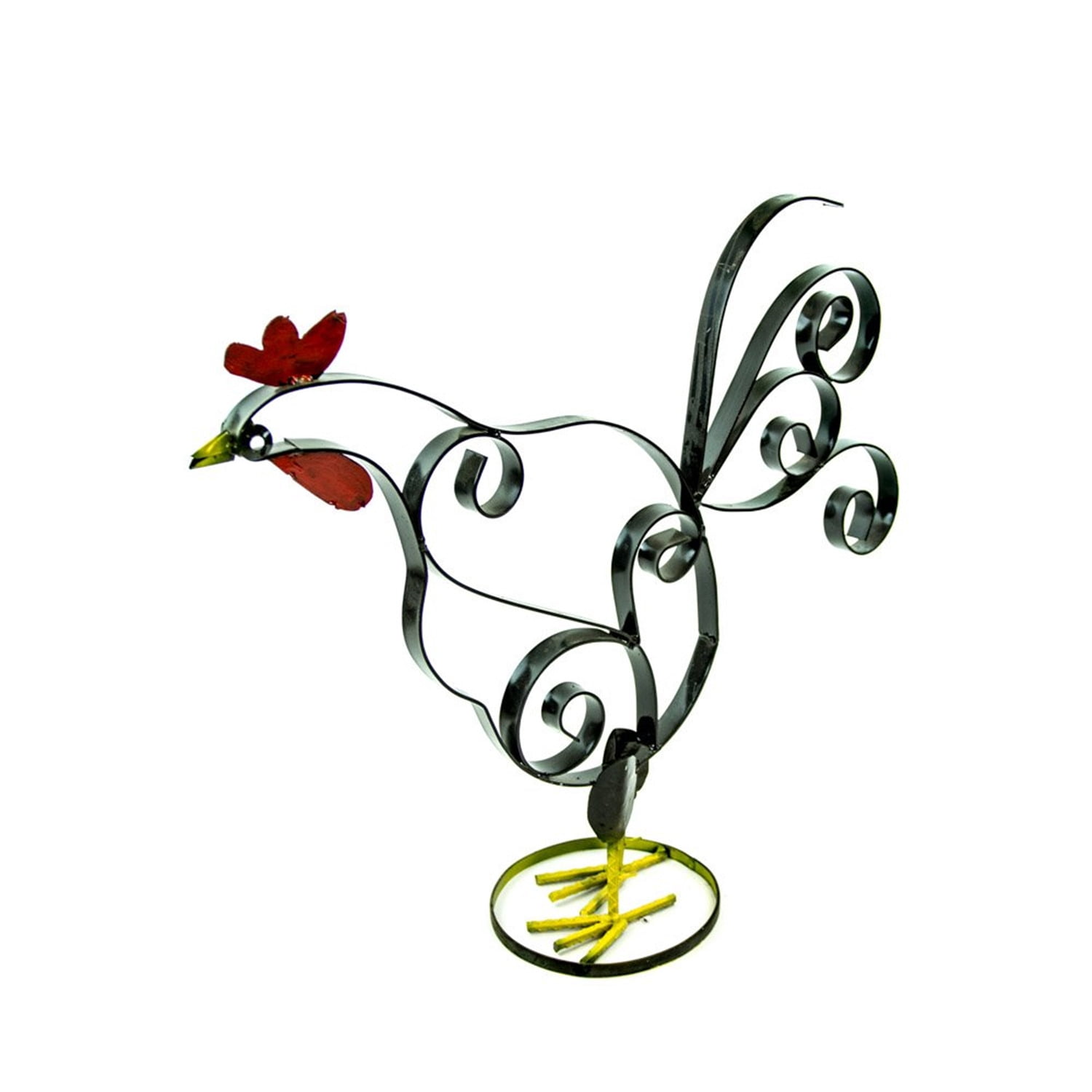 Rustic Arrow Rooster Ribbon Garden Art, Mul - Walmart.com