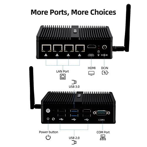 Buy Mini PC Windows 10, Firewall, OPNsense, VPN, Network Security Micro ...