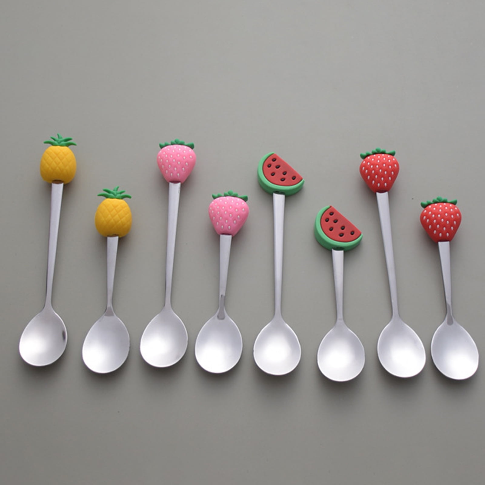 Dream Lifestyle Stainless Steel Cartoon Fruit Shaped Mini Spoon ...