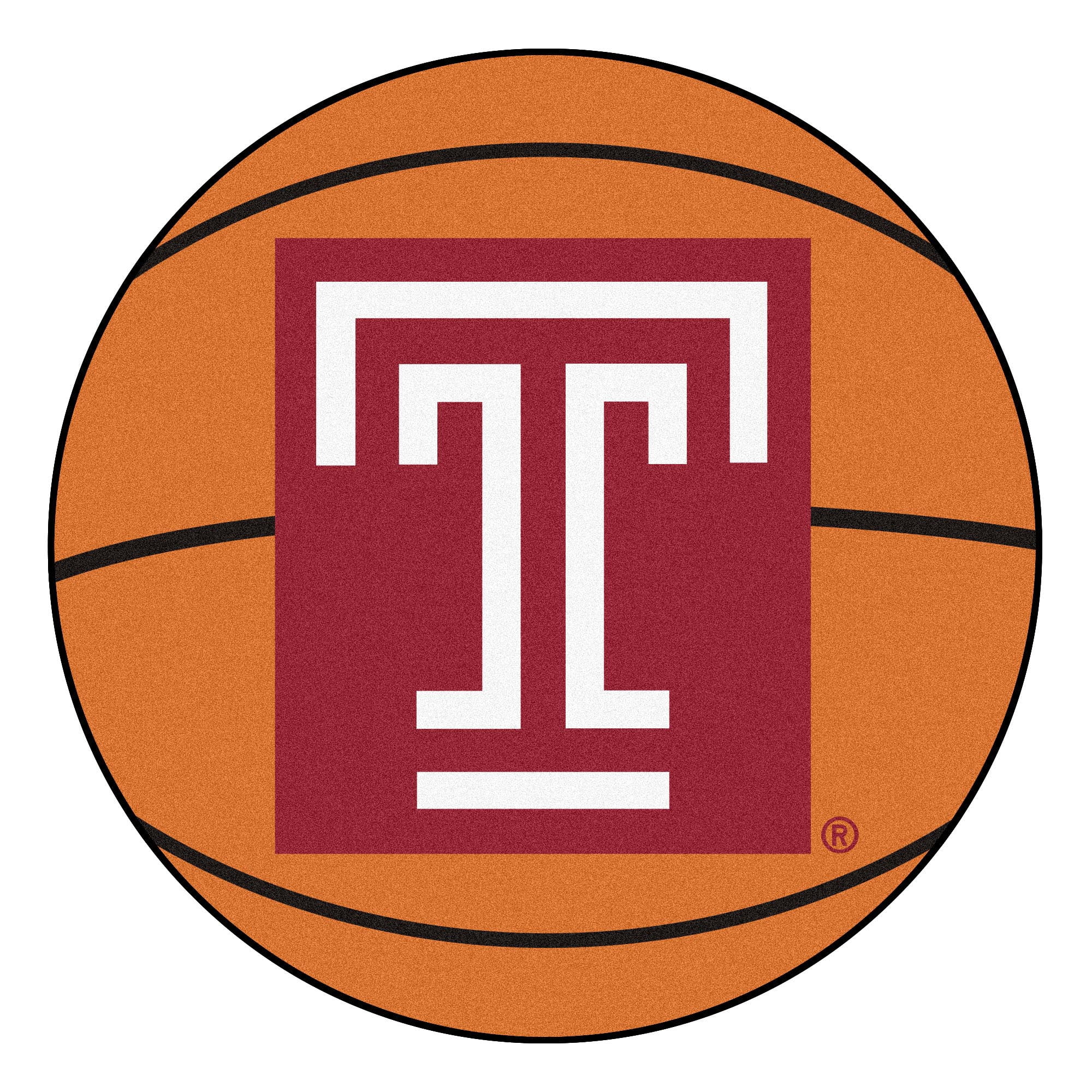 Temple Basketball Mat 27" diameter - Walmart.com - Walmart.com