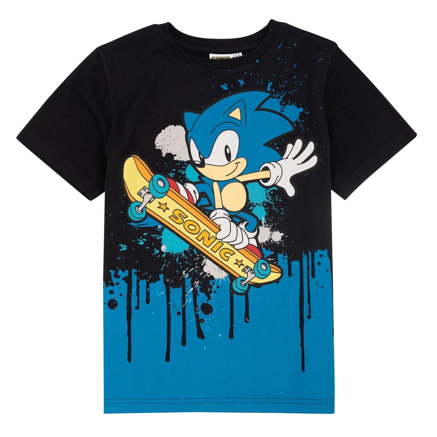 Click here for Sonic The Hedgehog Boys/Girls Skateboard T-Shirt 4... prices