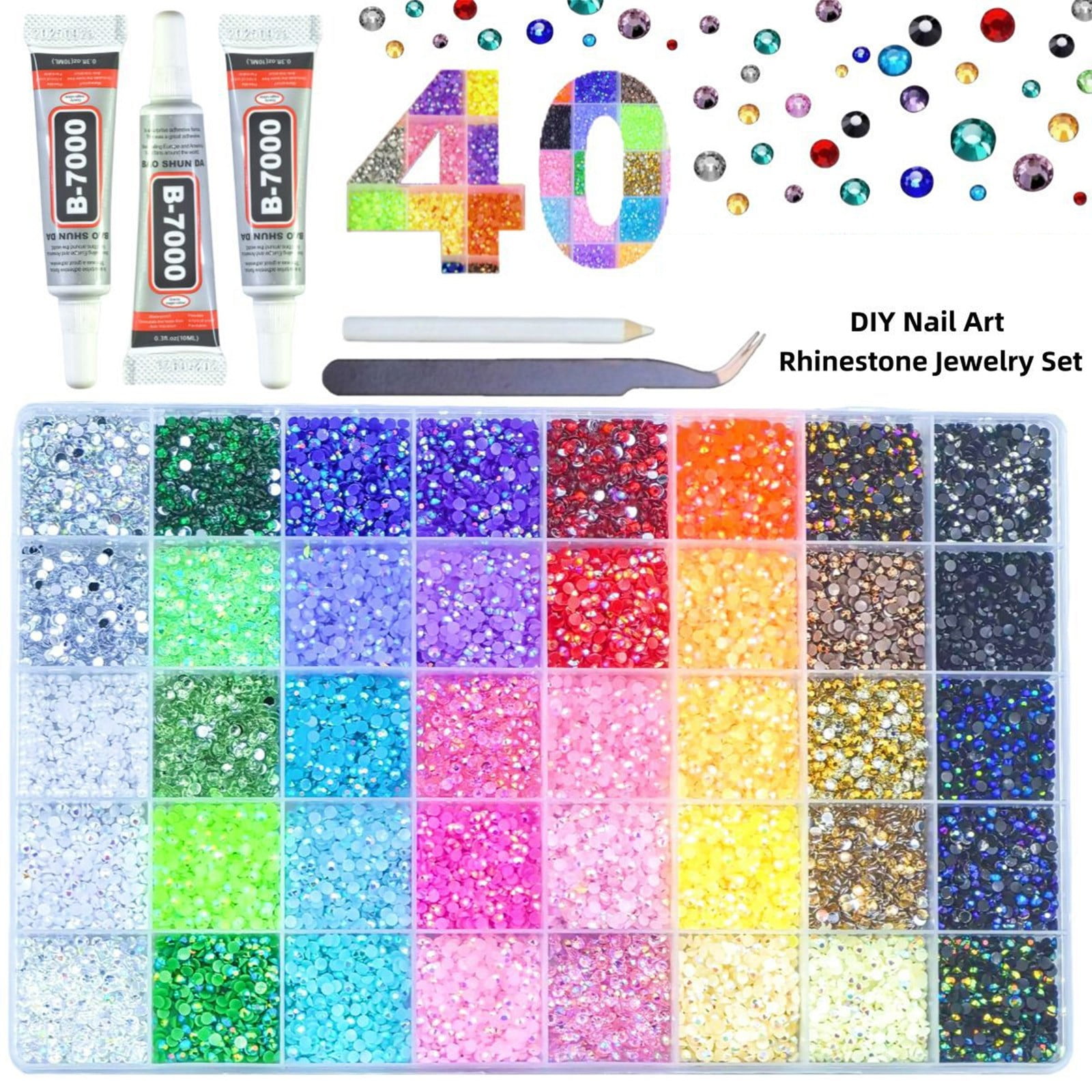 Click here for Shiogb Bedazzling Kit With Rhinestones  3mm Resin... prices