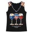 CUZIBR Patriotic Printed Tank Top For Women 4Th Of July Casual ...