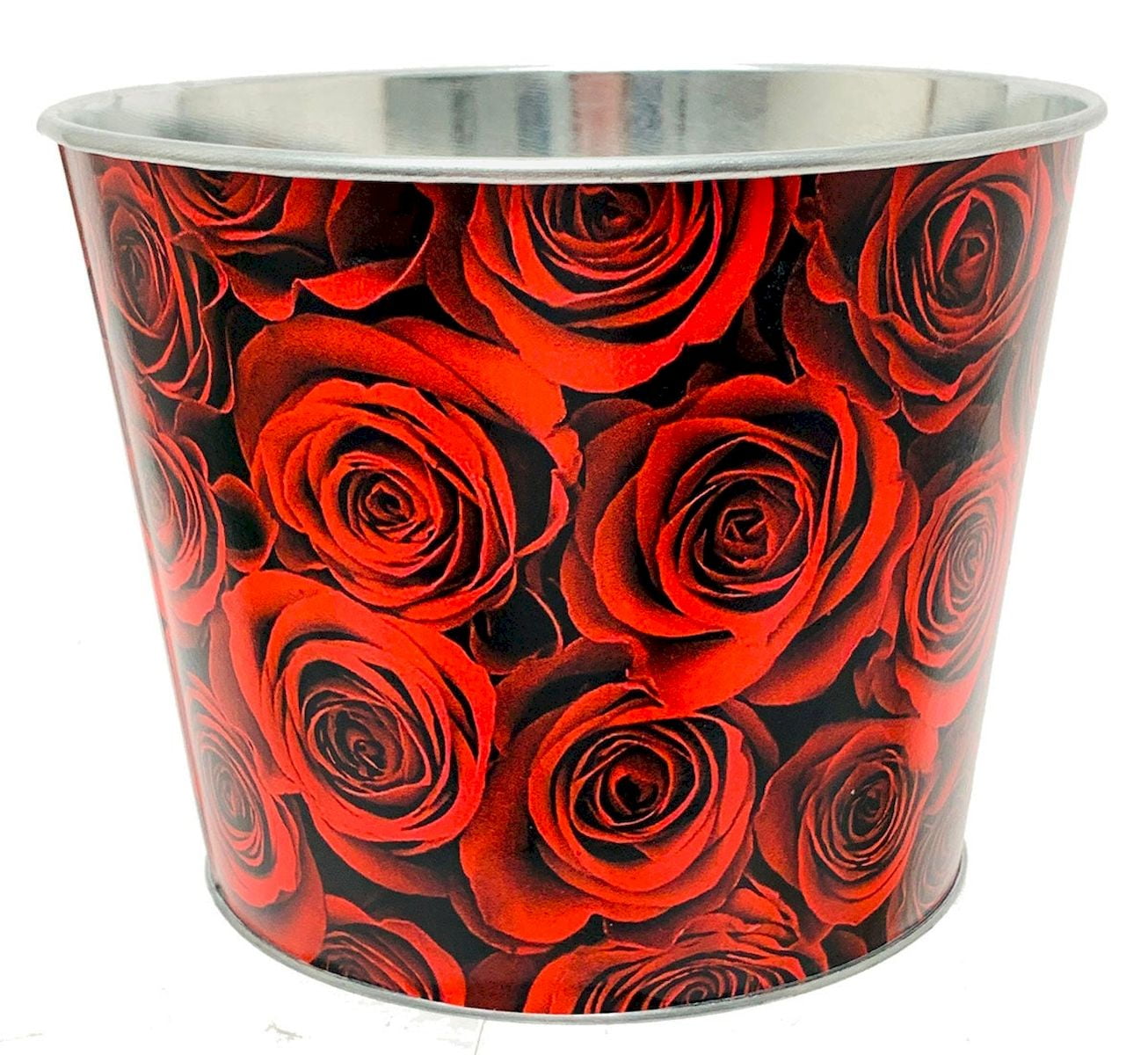 Metal Red Roses Planter - Walmart.com