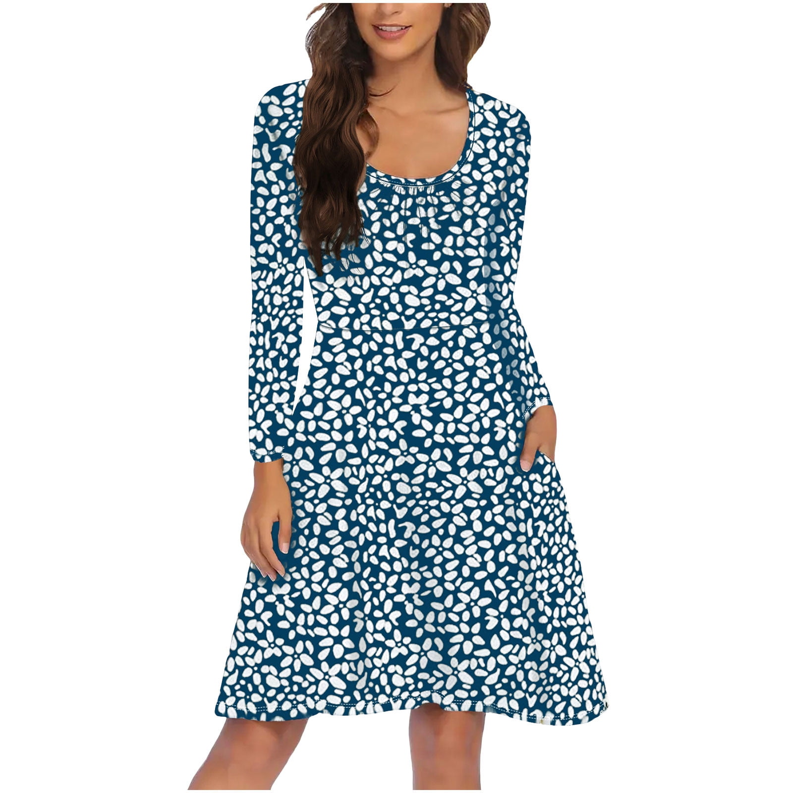Click here for Unbranded Womens Floral Print Casual Loose Long Sl... prices