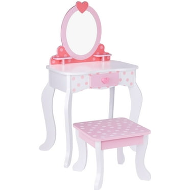 SVAN Hair Salon Wooden Play Set - Full Vanity Mirror Playset w Chair ...