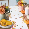 Fall Gnome Cotton Linen Table Runner, Washable Table Runners for ...