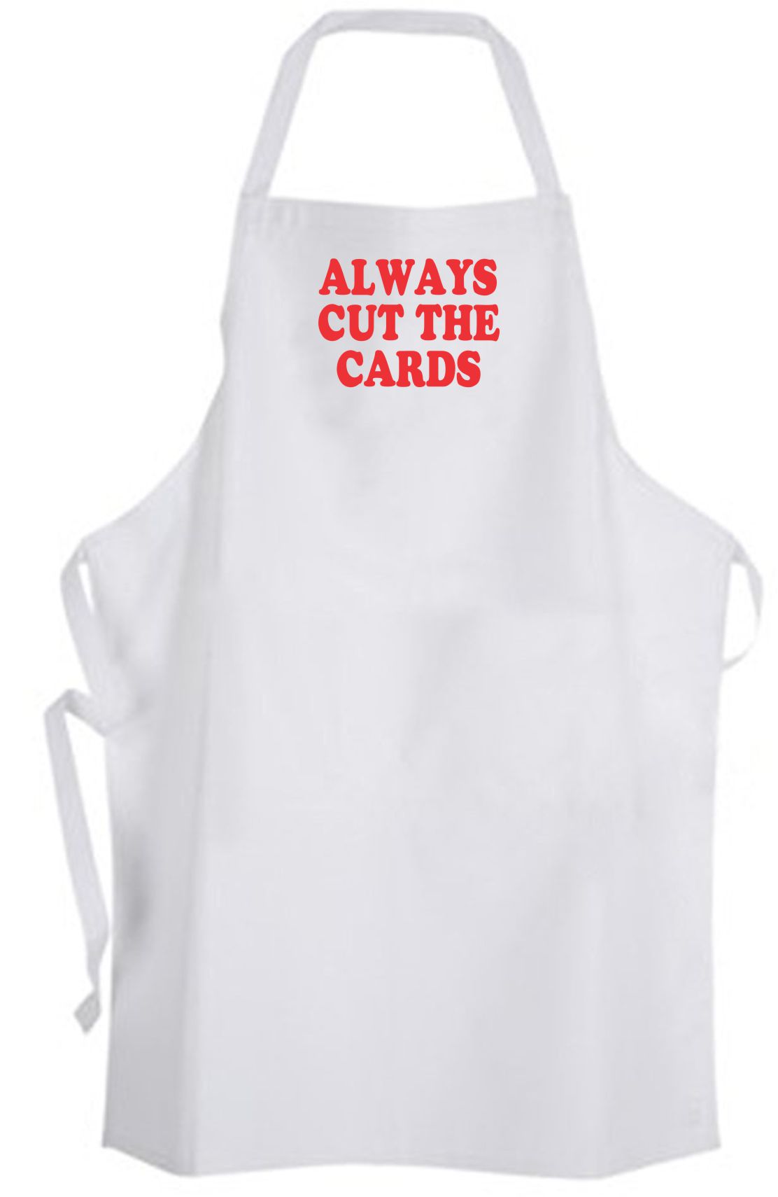 Aprons365 - Always Cut The Cards – Apron – Poker Game Player - Walmart.com