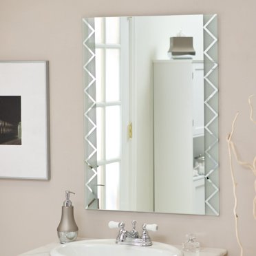 Frameless Etch Border Mirror - Walmart.com