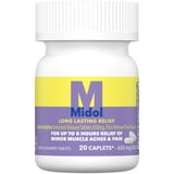 Midol Long Lasting Relief Menstrual Pain Relief Caplets, 20 Count ...