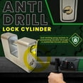 Britanium® BRP/74 Armoured Steel Heavy-Duty Padlock with 5 Keys for ...
