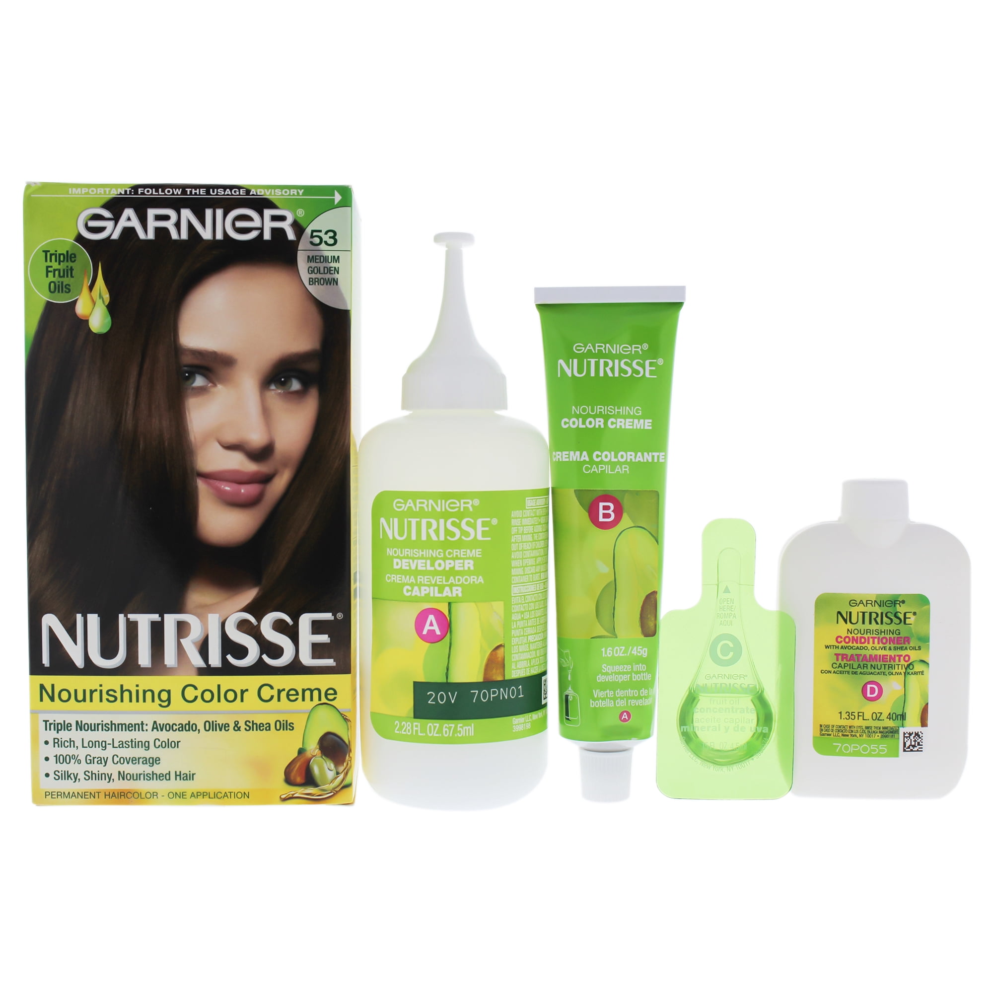 Garnier Color de pelo Nutrisse Nourishing Color Creme # 53 Castaño ...
