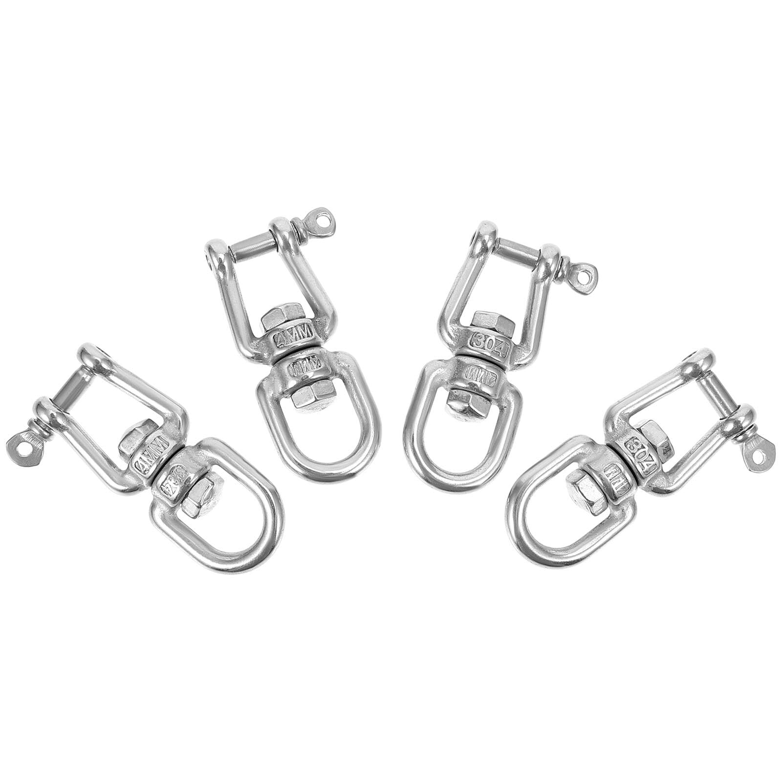 Swivel Eye Shackle Jaw Snap Hooks Double Connector Swing Hook Ceiling ...