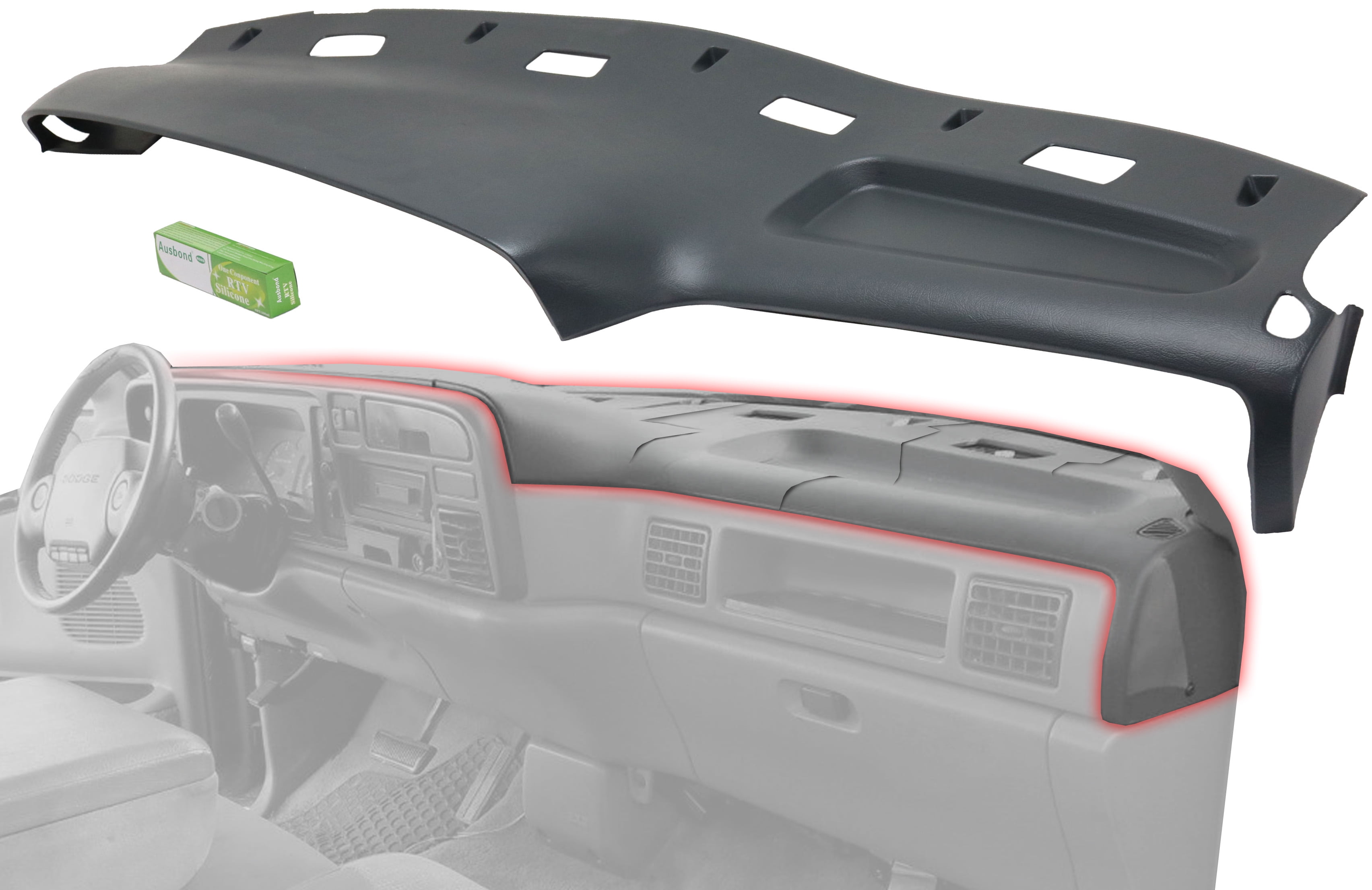 Dash Cover Compatible With 1994-1997 Dodge Ram 3500 2500 8Cyl 6Cyl ...