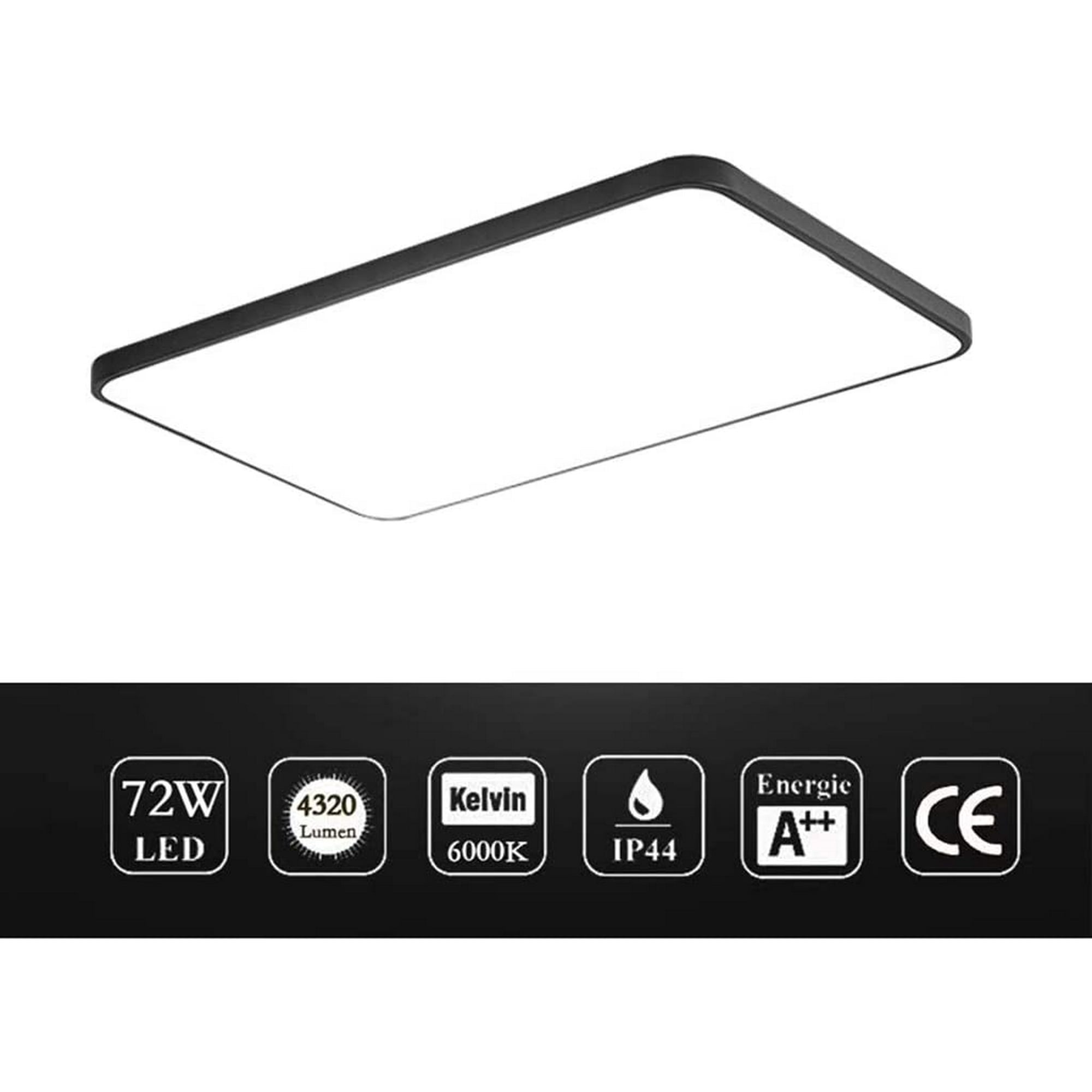 Rectangular Flush Mount Ceiling Light Led | Shelly Lighting