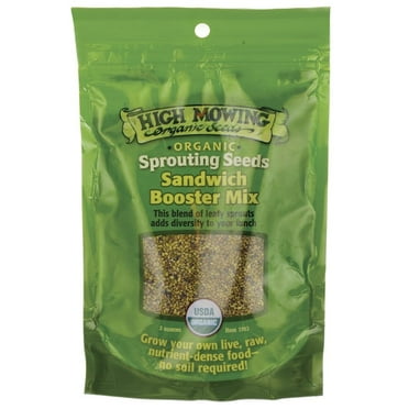 5 Part Salad Sprout Seed Mix -1 Lbs- Organic Sprouting Seeds: Radish ...