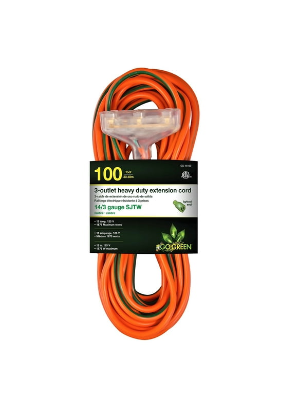 Orange Extension Cords in Extension Cords by Color - Walmart.com