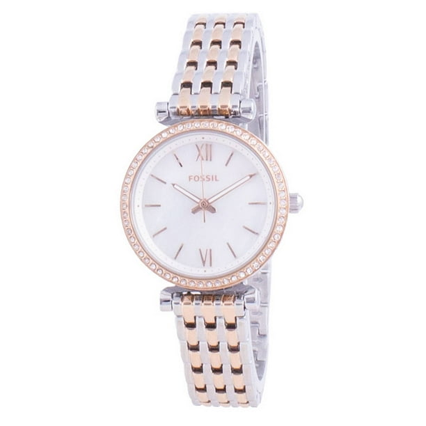 Fossil Carlie Mini Diamond Accents Quartz ES4649 Women's Watch ...