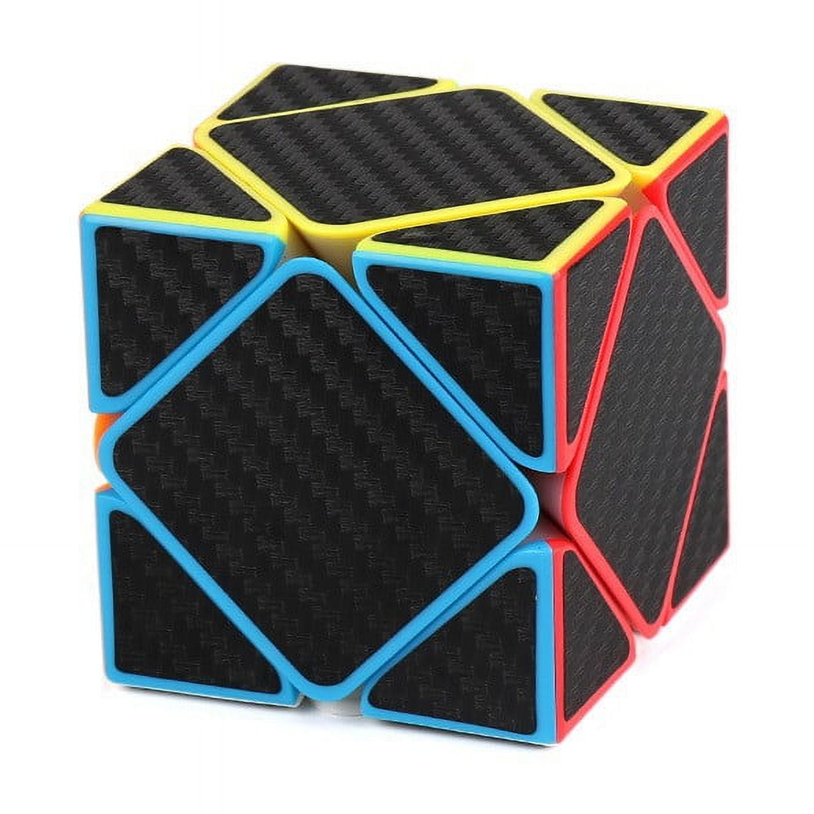 Cubo de Rubik de cinco caras con forma de pirámide de fibra de carbono y dragón mágico combinado ...