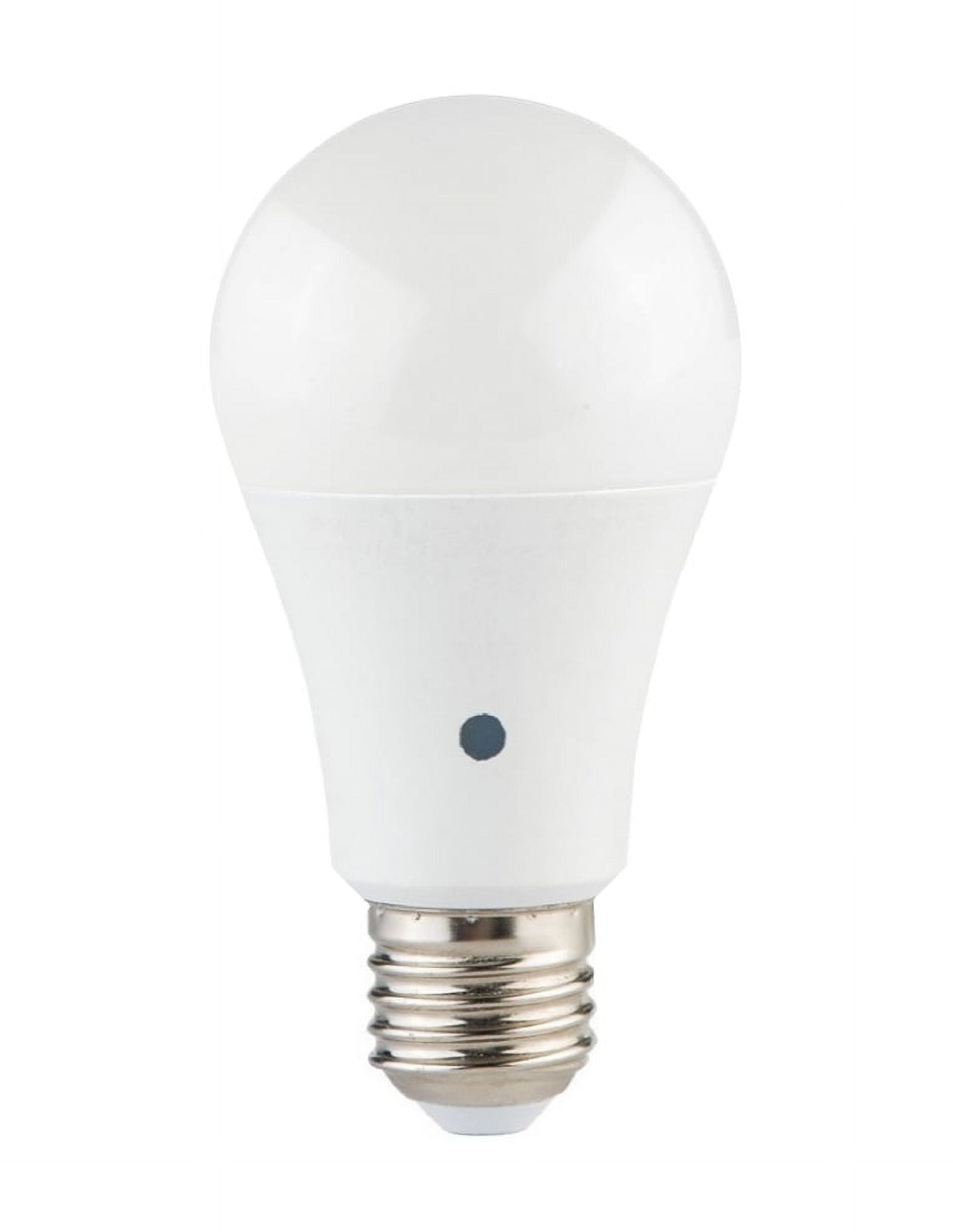 Estevez Set de 4 Focos LED con Fotocelda de 9W con Base Estándar E26 de ...