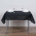 Efavormart 54x54" BLACK Wholesale Linens Seamless Polyester Square ...