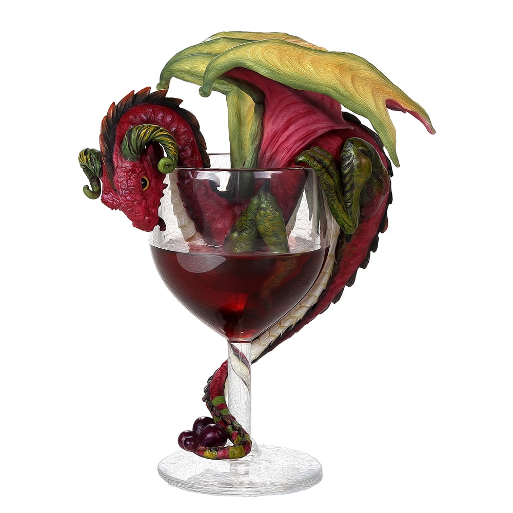 Fantasy Red Wine Dragon Collectible Figurine Drinks & Dragons ...