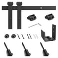 24-82 Inch Super Mini Cabinet Sliding Barn Door Hardware Kit, Tracks ...