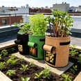 1 Pack 4/7/10 Gallon Potato Growing Bags, Colorful Garden Planting Bag ...